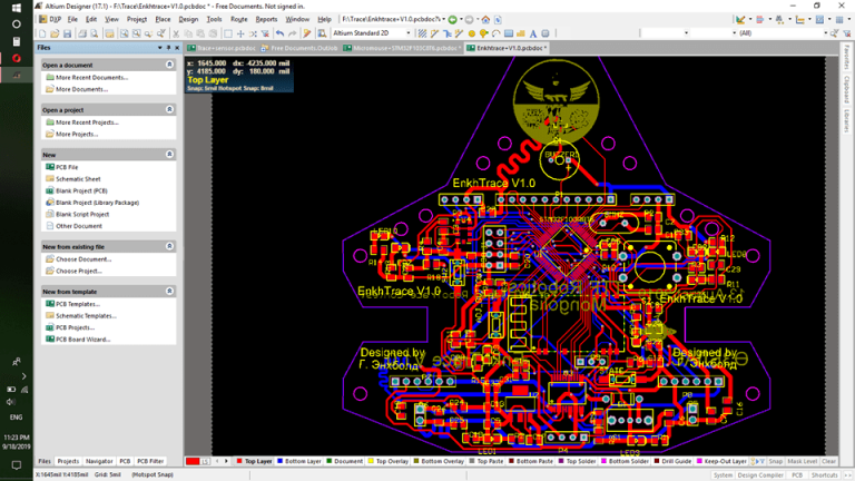 line-follower-board-circuit-design-at-altium » JSumo